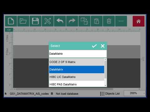 Smart-Jet® Duo GS1 Data Matrix Creation