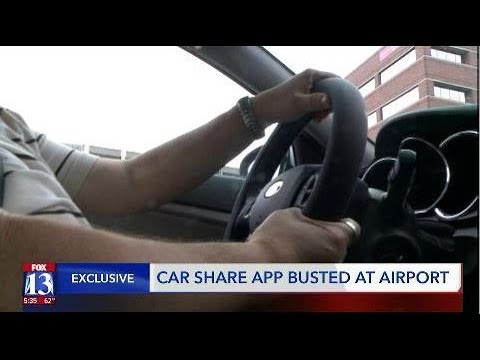 Car share app busted at airport