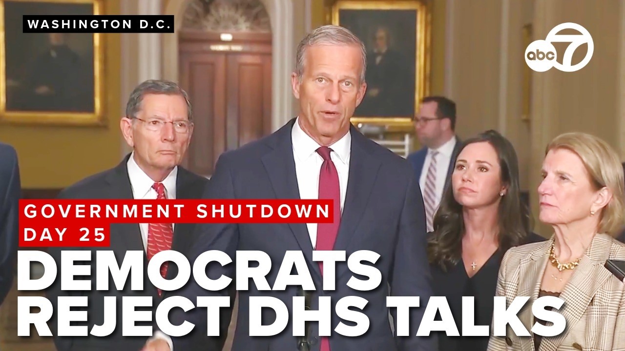 FULL PRESSER: GOP blasts Democrats over DHS shutdown