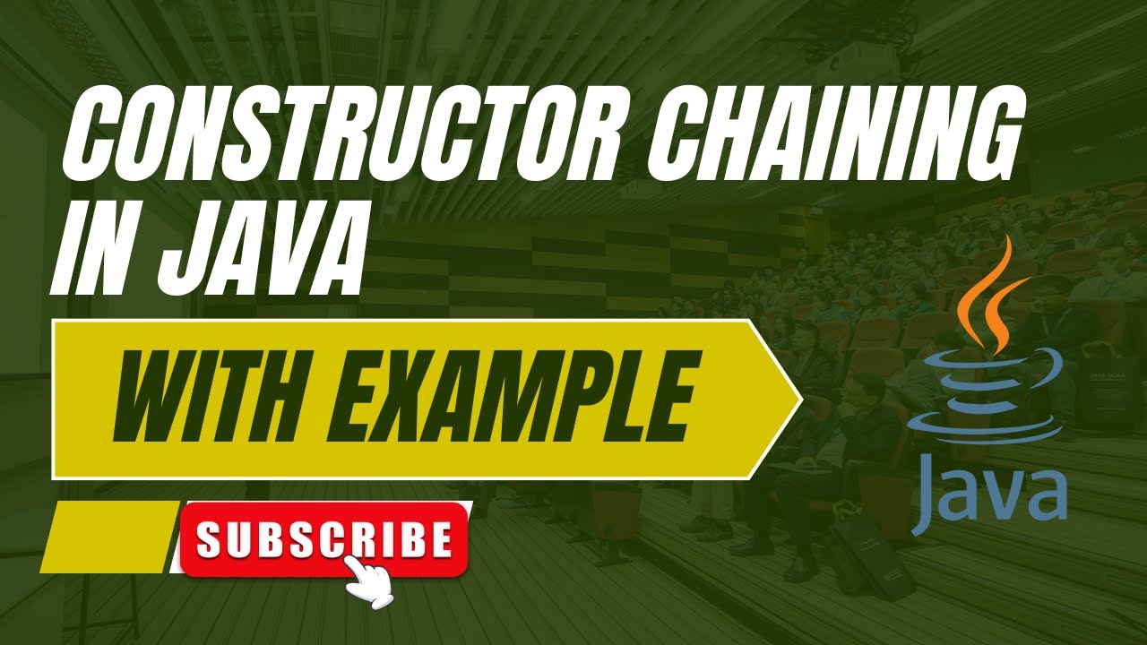 Constructor Chaining in Java | Count Objects using Default Constructor | Java OOPs Example