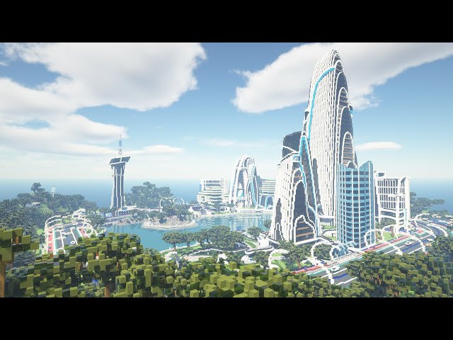 2050 Future Ecological City l Free Download Minecraft Map