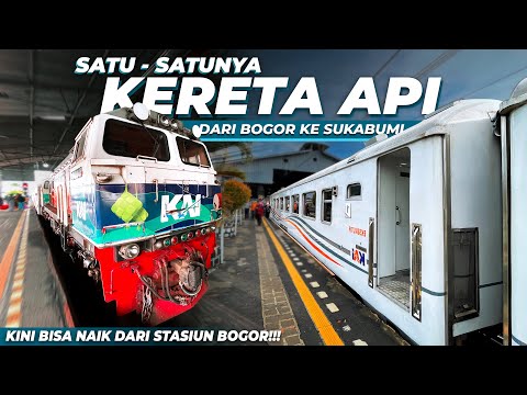 AKHIRNYA! Naik Kereta Pangrango Bisa Dari Stasiun Bogor