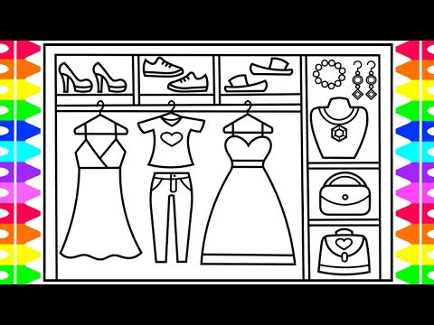 How to Draw Outfits Step by Step for Kids ๐๐๐Outfit Drawings | Outfit Coloring Pages for Kids