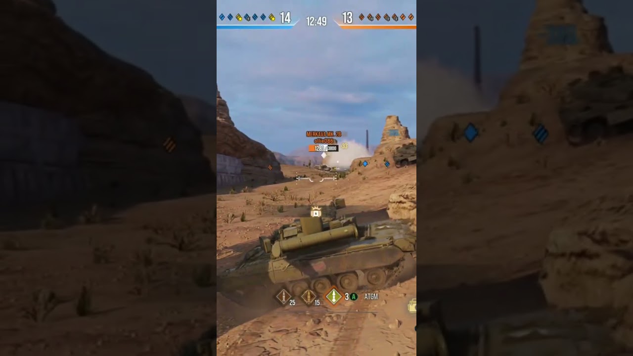 Merkava was never making it out of that one!!🤣#gaming #worldoftanks #wotma #shorts
