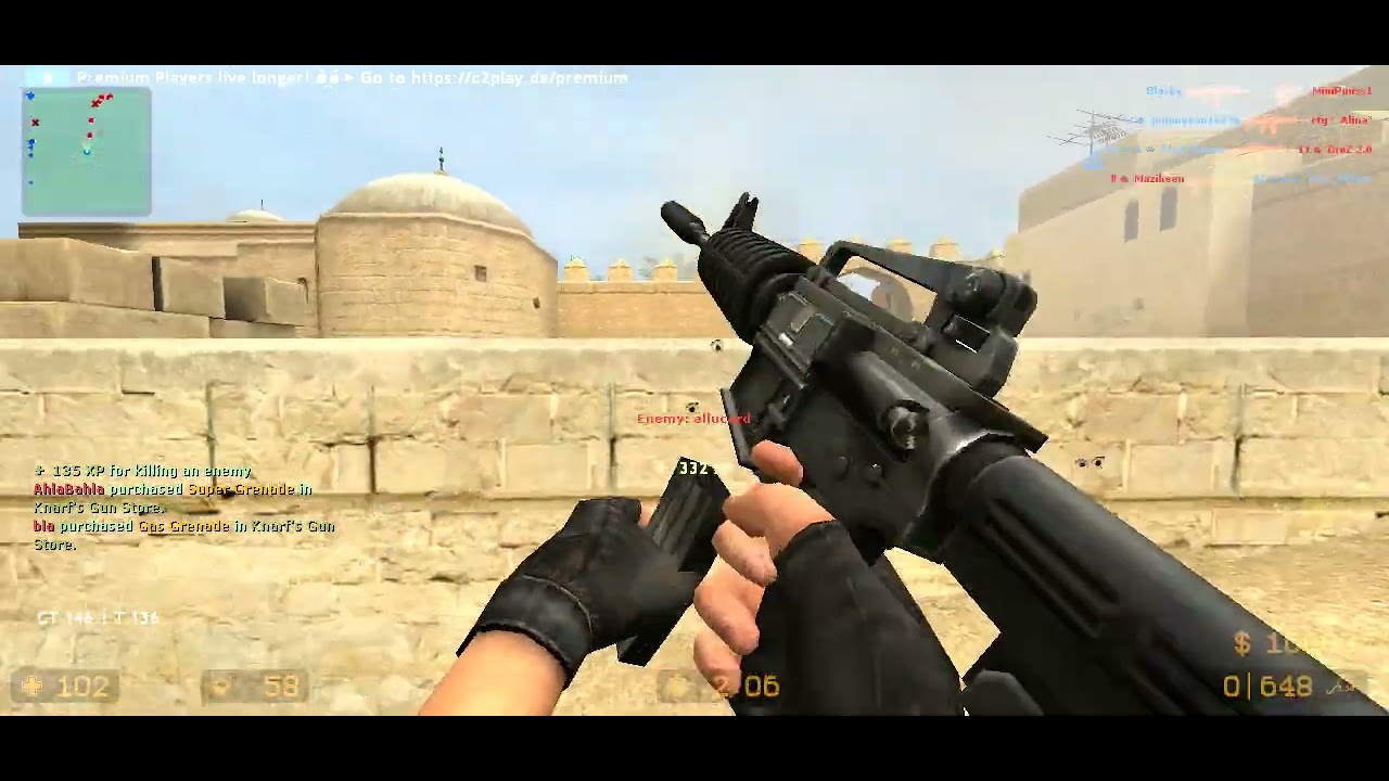 Counter-Strike Source Gameplay - CSS de_dust2