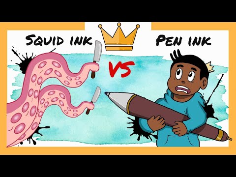 What's the Difference: Squid Ink vs Pen ink