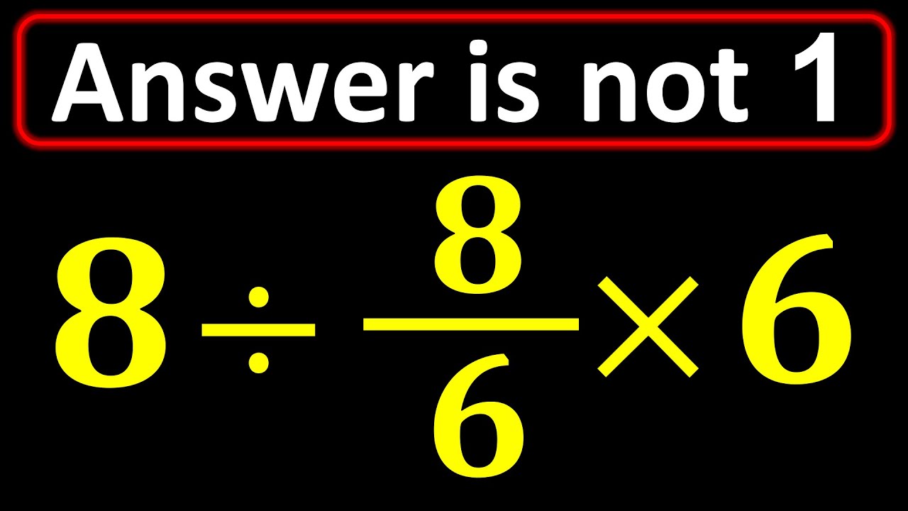 This Simple Math Mistake Fools Everyone! Only Geniuses Solve This Fast!
