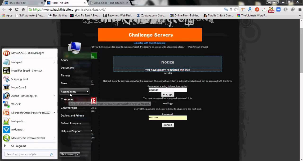 HackThisSite - Practice Hacking - Basic 6