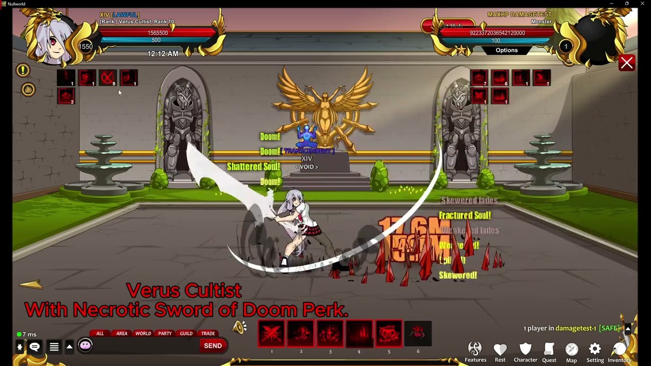 Nullworld New Classes and Updates (AQW PRIVATE SERVER)