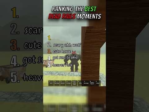 Ranking The Best Dead Rails Moments #roblox