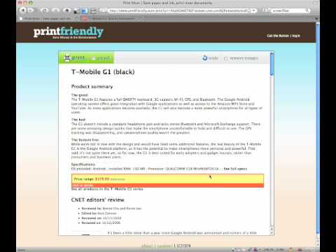 PrintFriendly - Print and PDF Web Pages | Free Download