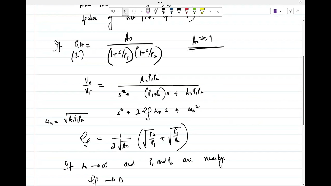 Lecture 39: Poles in  diff-pair and relating UGB of loop gain to -3dB bandwidth of the closed loop