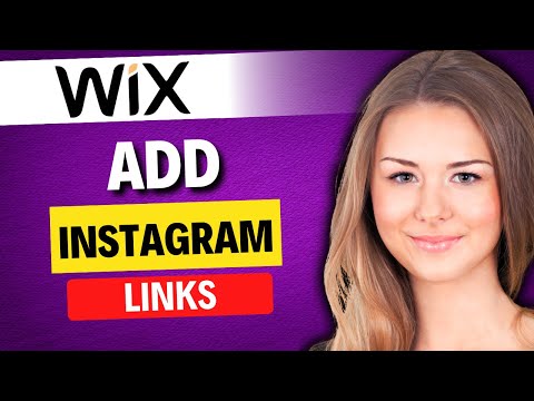 HOW TO ADD INSTAGRAM LINK TO WIX