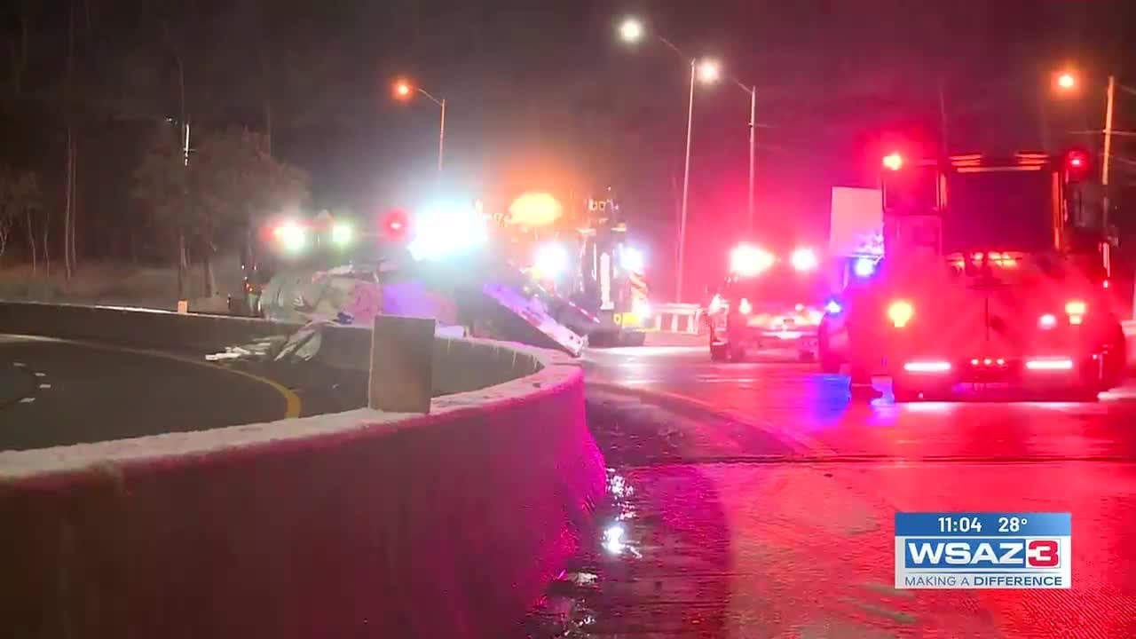 I-64 East lanes closed after semi-truck crash