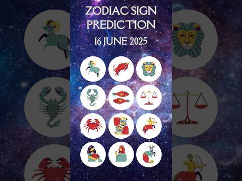 Zodiac Sign Prediction June 16, 2025 | Daily Horoscope for all 12 signs #shorts