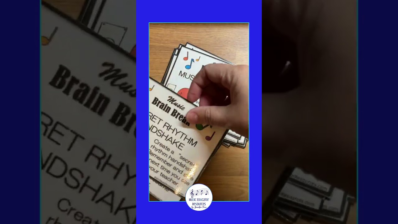 Music Brain Break Task Cards