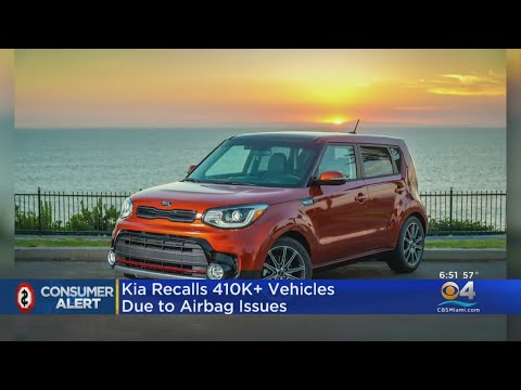 Kia Recalling Over 410,000 Vehicles Over Possible Airbag Issues