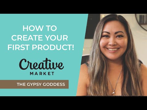 How to Create Your First Product to sell on Creative Market