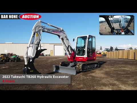 2022 Takeuchi TB260 Hydraulic Excavator