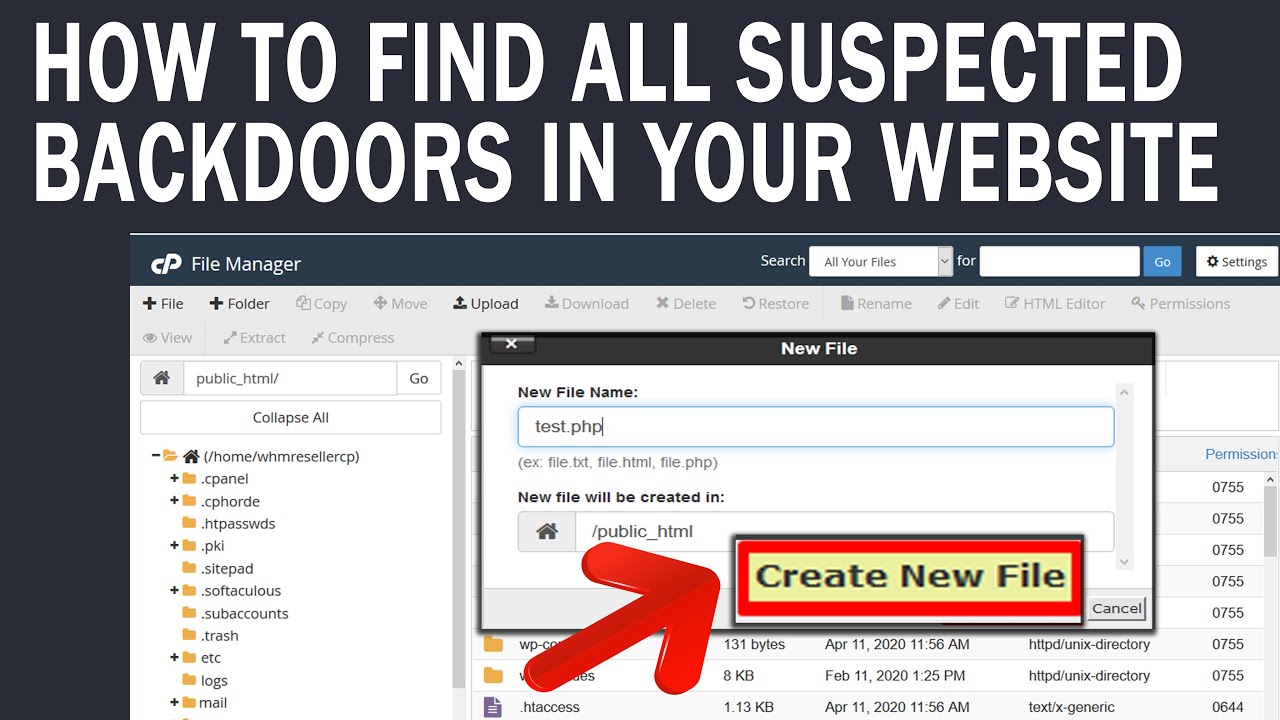 How to find all Suspected PHP backdoor in your website?