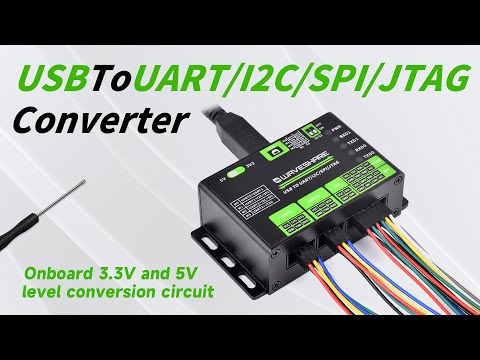 USB To UART/I2C/SPI/JTAG Converter, Supports multiple interfaces/systems, Compatible with 3.3V & 5V