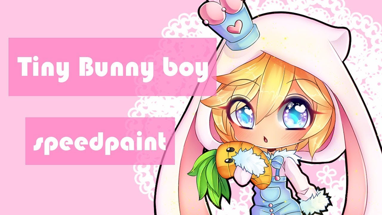 Tiny bunny boy - speedpaint