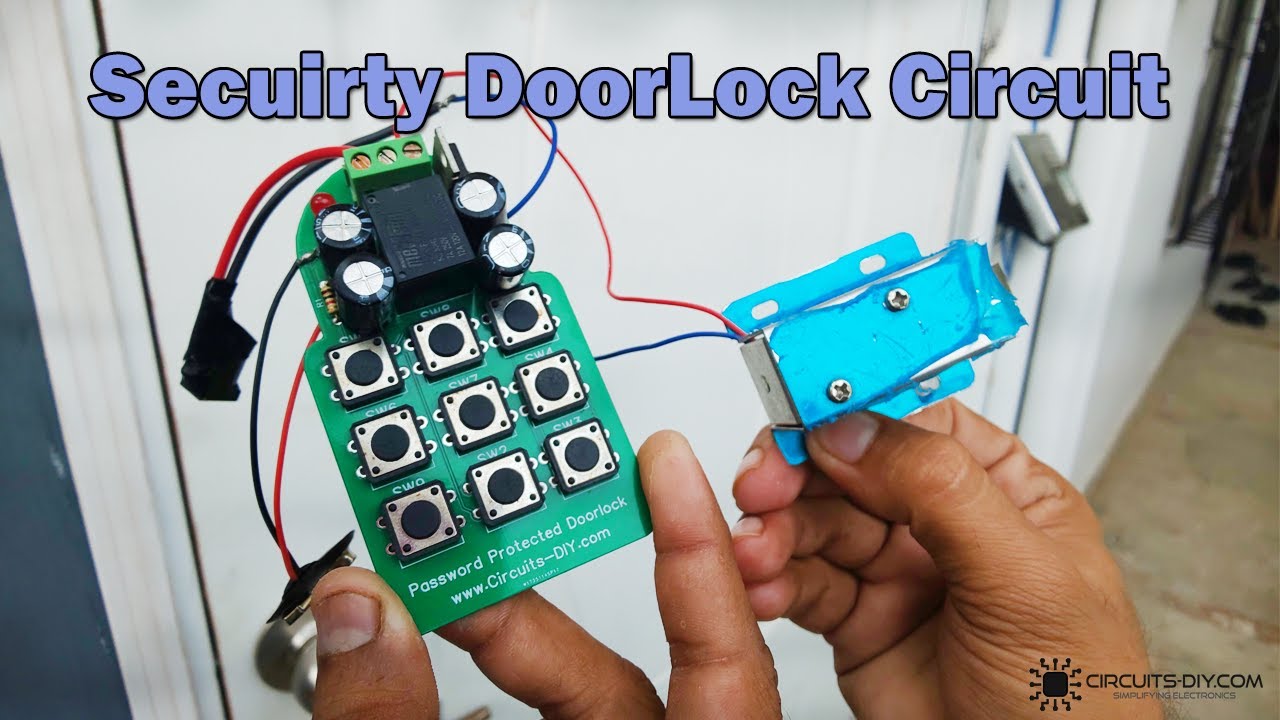 Password Based Security DoorLock Circuit | Electronics Projects