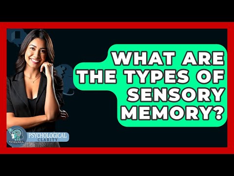 What Are The Types Of Sensory Memory? - Psychological Clarity