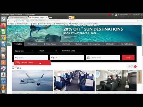 What is Air Canada Reservations Process or Online Booking Steps