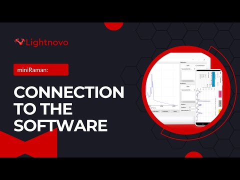 miniRaman: Connection to the software