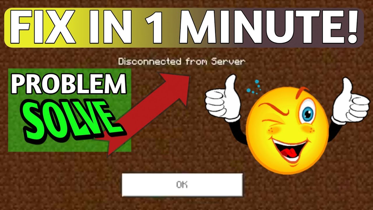 Server not found !?Disconnect from the host problem solve pocket edition#minecraft