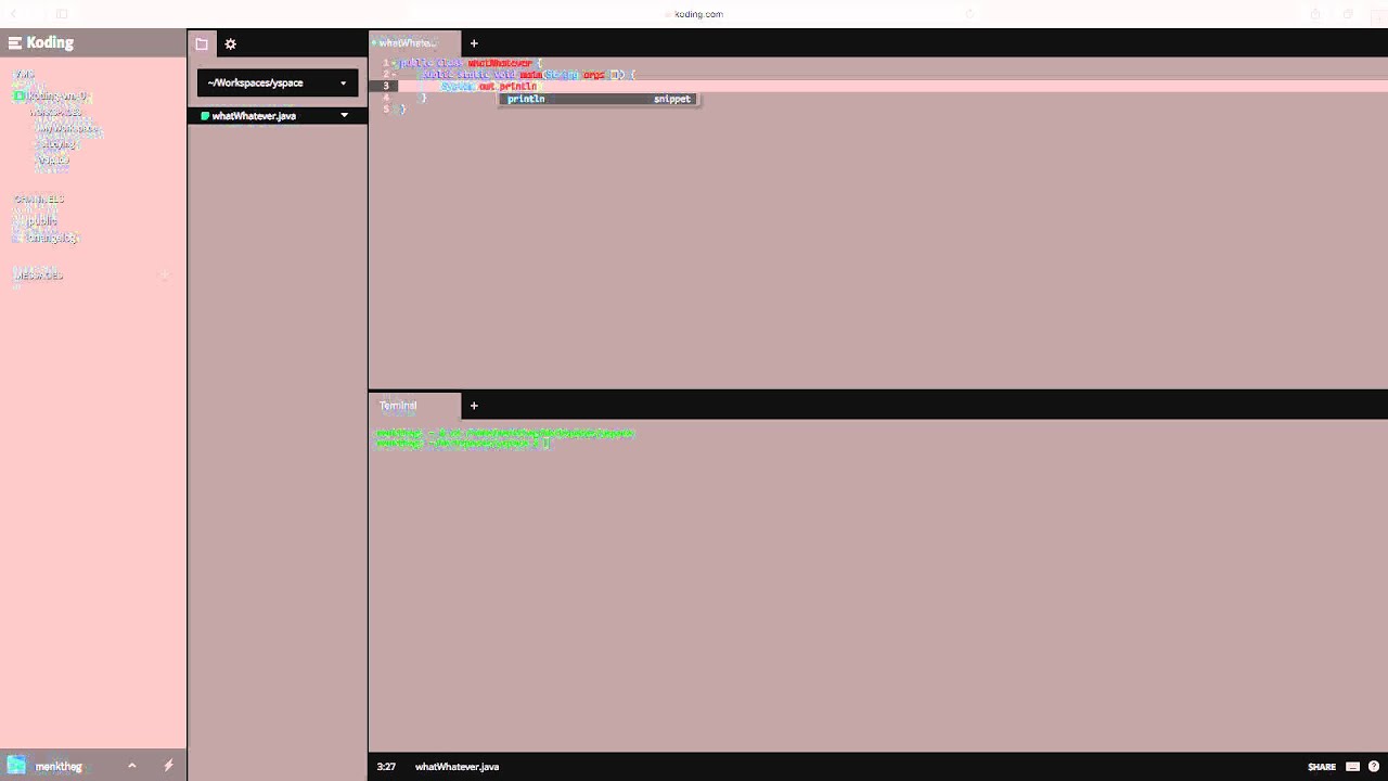 Java Lesson 1 - Printing Hello World
