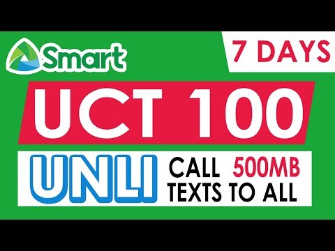 How to Register Smart UCT 100 - 7 Days Unli Call and All-net Texts