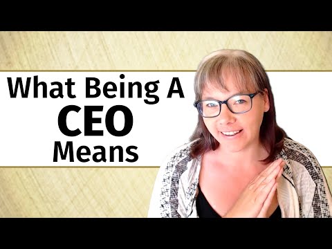 What does being a CEO mean to you?