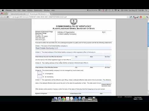 How to Form an LLC in Kentucky