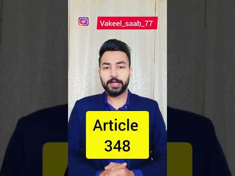 Article 343 Article 348 of Indian Constitution by Adv Gurvinder Maan Vakeel Saab