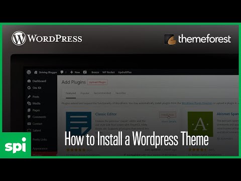 How to buy and upload a WordPress theme from Themeforest