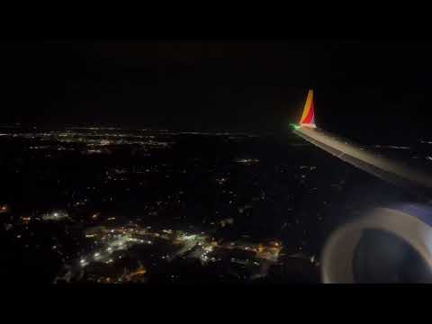 Southwest Airlines 737 Max 8 landing at MSP (Minneapolis-St Paul)