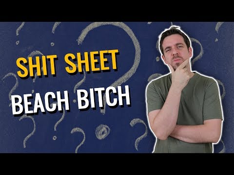 English Pronunciation : Shit sheet bitch beach!