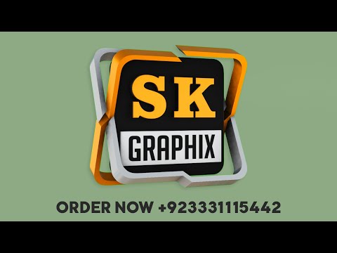 Sk Graphix 3D Animation Logo in After Effects 2023, 3D and 4D Rotation Logos, Gadi Gfx