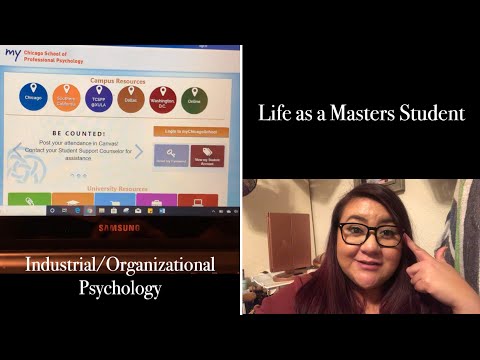 Life as a Masters Student - I/O Psychology