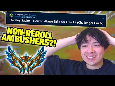 An NA Challenger Invented This Fast 8 Ambusher Comp.. You Play TWO Ekko 2 Stars! I Set 13 TFT