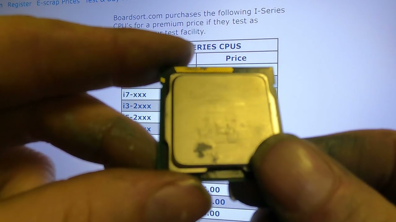 I series CPU break down for @boardsort
