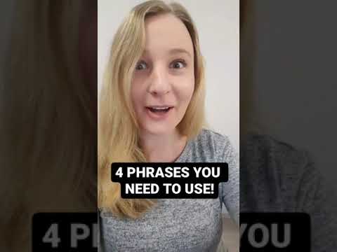 4 ENGLISH PHRASES TO USE instead of saying I don't know #shorts