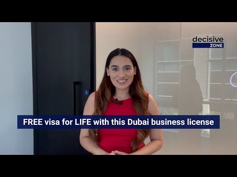 Get a FREE visa for LIFE with this Dubai free zone business license!