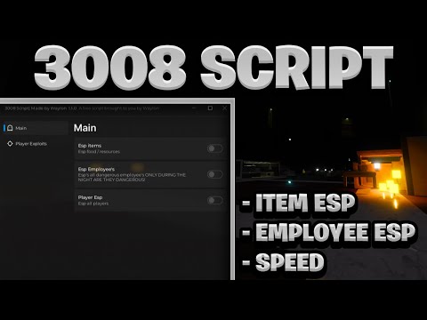 [NEW BEST] 3008 Keyless Script Pastebin - (ROBLOX) *Item ESP & Employee ESP* Exploit