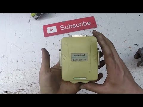 Make Money Scrapping A Radio Shack A/B Data Switch