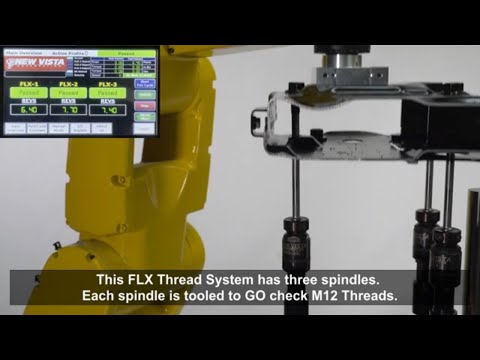 FLX Thread System Verifying Threads in a Car Frame with Restricted Access