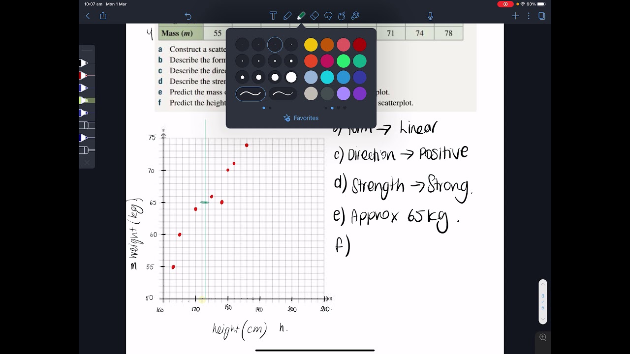 6B Constructing a Bivariate Scatterplot