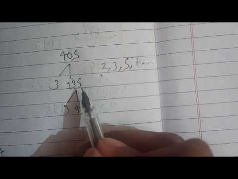 factor tree of 405 | prime factor tree |